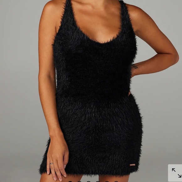 Savage X Fenty | Dresses | Savage X Fenty Fuzzy Mini Dress Xs | Poshmark